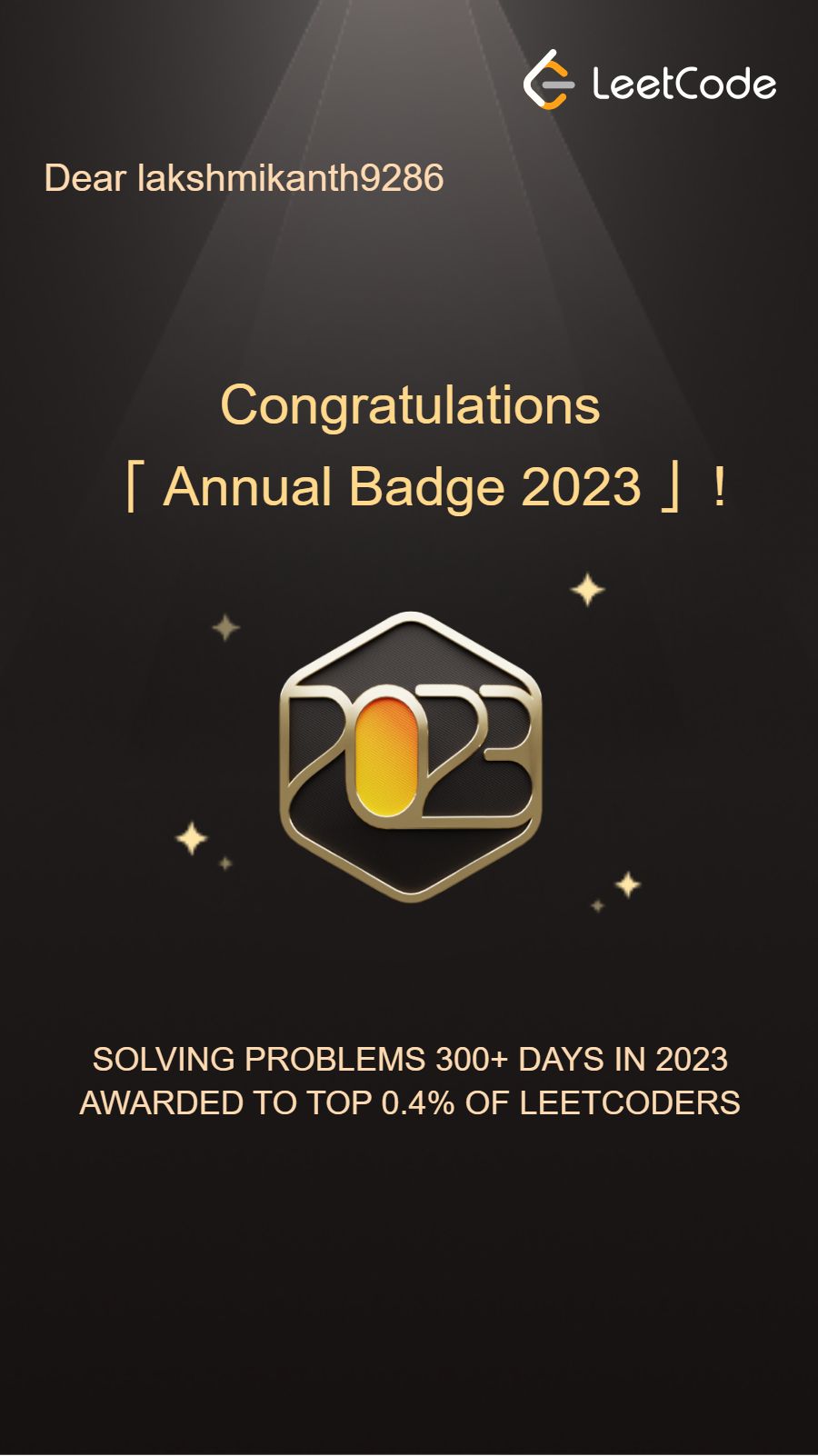 Rasinti Lakshmikanth on LinkedIn: #leetcode #leetcode2023 # ... Rasinti Lakshmikanth on LinkedIn: #leetcode #leetcode2023 # ...