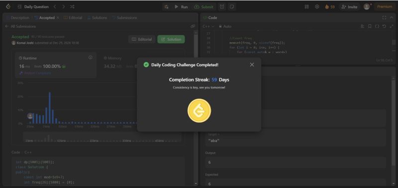 Komal Joshi on LinkedIn: #leetcodestreakchallenge #leetcode # ... Komal Joshi on LinkedIn: #leetcodestreakchallenge #leetcode # ...
