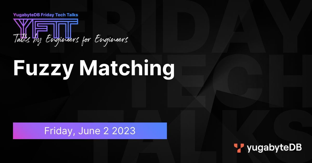 Yugabyte on LinkedIn: #yugabytedb #community #yftt #opensource Yugabyte on LinkedIn: #yugabytedb #community #yftt #opensource