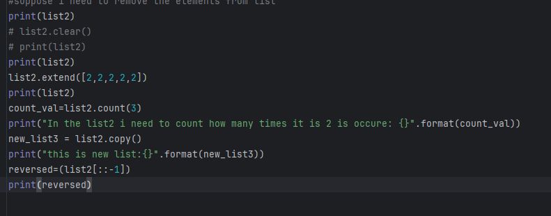 Thulasiram K on LinkedIn: 👩 ️💋👨 continue the previous post python list Thulasiram K on LinkedIn: 👩 ️💋👨 continue the previous post python list