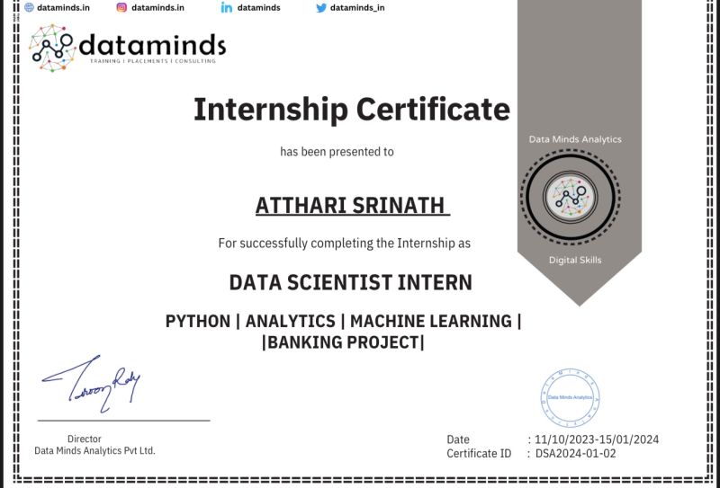 Atthari Srinath on LinkedIn: #datascience #machinelearning # ... Atthari Srinath on LinkedIn: #datascience #machinelearning # ...