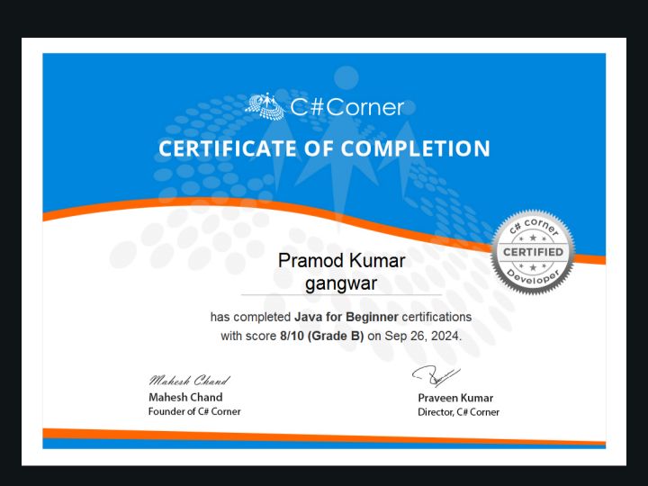 I'm am happy because start my coding journey from beginner lavel ... I'm am happy because start my coding journey from beginner lavel ...