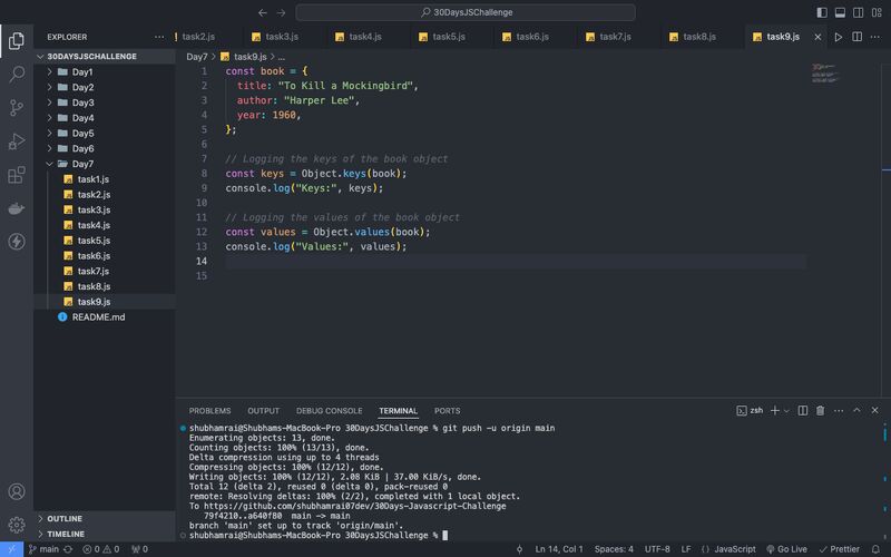 Day 7 of JavaScript Challenge: Object, Object, and Keyword | Shubham ... Day 7 of JavaScript Challenge: Object, Object, and Keyword | Shubham ...