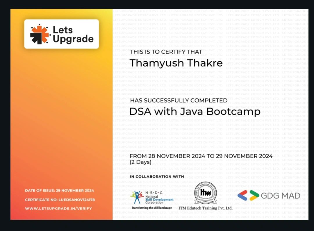 Thamyush Thakre on LinkedIn: #dsawithjava #datastructures #algorithms # ... Thamyush Thakre on LinkedIn: #dsawithjava #datastructures #algorithms # ...