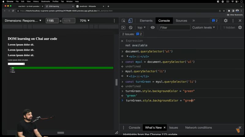 Ashish Gujjar on LinkedIn: # Day 11: Diving Deep into the DOM! 🌐 Today ... Ashish Gujjar on LinkedIn: # Day 11: Diving Deep into the DOM! 🌐 Today ...