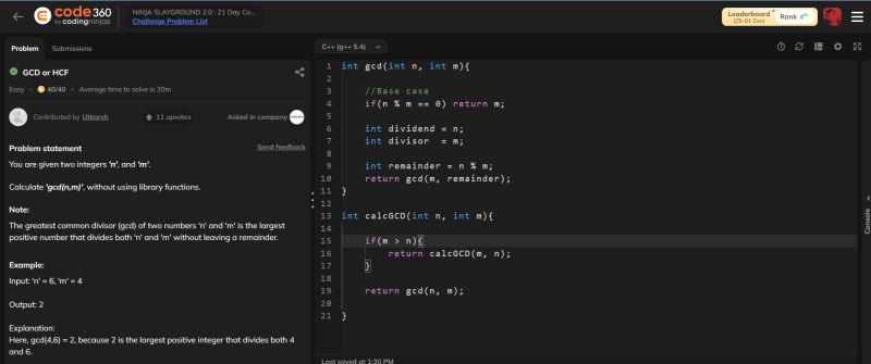 Vaibhav Shahi on LinkedIn: #codingjourney #problemsolving #recursion # ... Vaibhav Shahi on LinkedIn: #codingjourney #problemsolving #recursion # ...