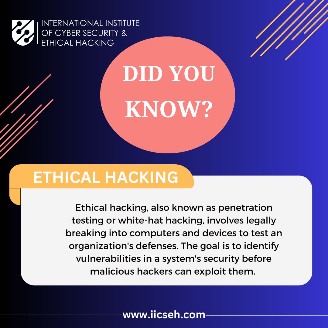 Join the movement for ethical hackers | IICSEH posted on the topic ... Join the movement for ethical hackers | IICSEH posted on the topic ...