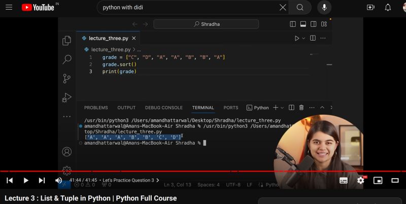 Harshita Verma on LinkedIn: #day3 #python #daythree #codingjourney # ... Harshita Verma on LinkedIn: #day3 #python #daythree #codingjourney # ...