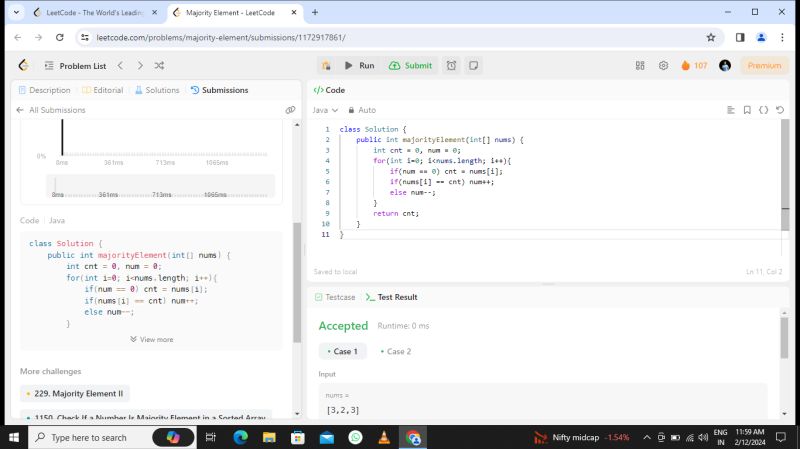 Tanzeel Ahmad on LinkedIn: #365daysofcode #leetcode #codeeveryday Tanzeel Ahmad on LinkedIn: #365daysofcode #leetcode #codeeveryday