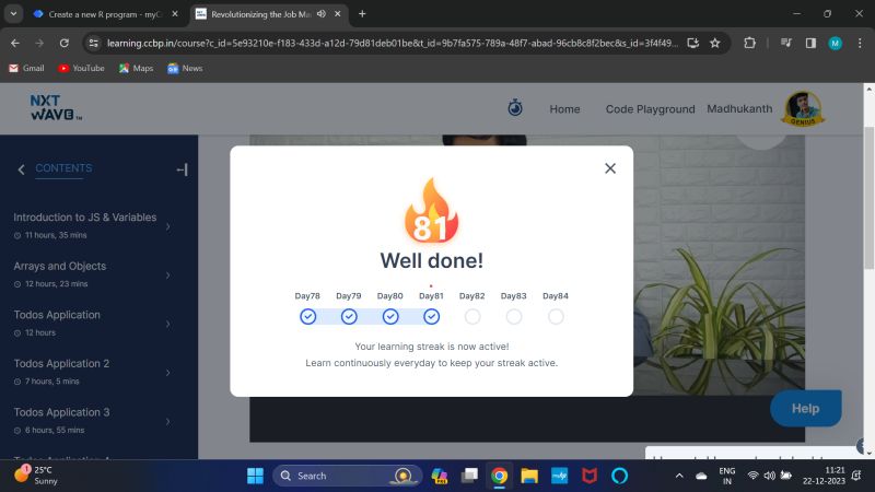 Learned JavaScript time-related methods with NXTWAVE | Madhu Kanth ... Learned JavaScript time-related methods with NXTWAVE | Madhu Kanth ...