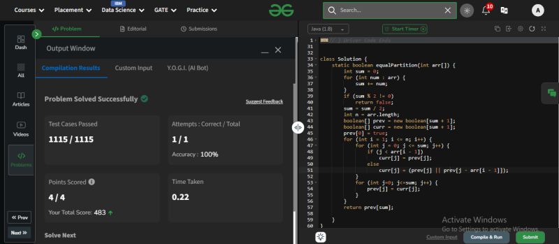 #gfg160 #partitionproblem #dynamicprogramming #codingdaily # ... #gfg160 #partitionproblem #dynamicprogramming #codingdaily # ...