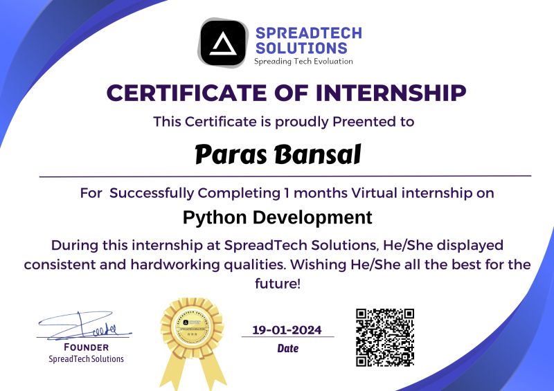 Paras Bansal on LinkedIn: #pythondevelopment #pythondevelopment # ... Paras Bansal on LinkedIn: #pythondevelopment #pythondevelopment # ...