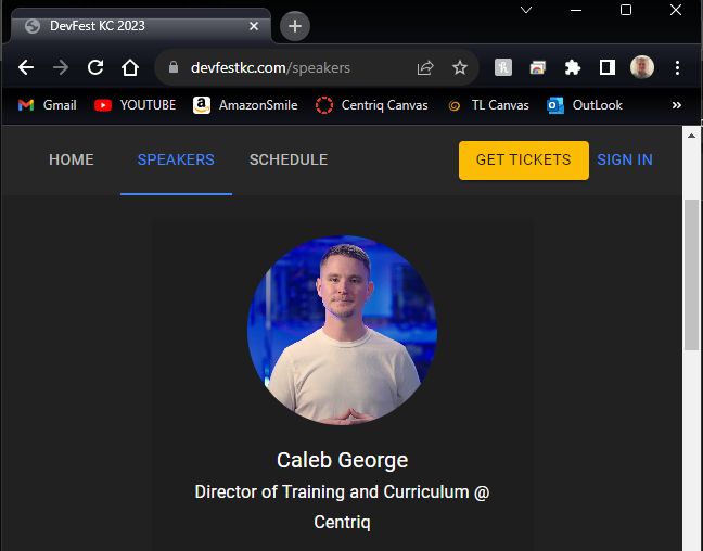 Caleb George on LinkedIn: #devfest23 #devfestkc Caleb George on LinkedIn: #devfest23 #devfestkc