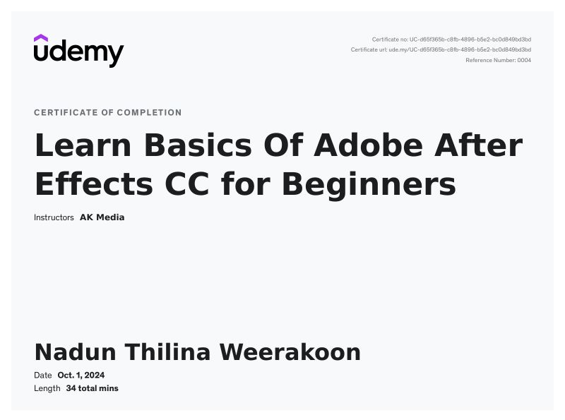 Nadun Weerakoon on LinkedIn: #udemy #adobe #videoediting #aftereffect Nadun Weerakoon on LinkedIn: #udemy #adobe #videoediting #aftereffect