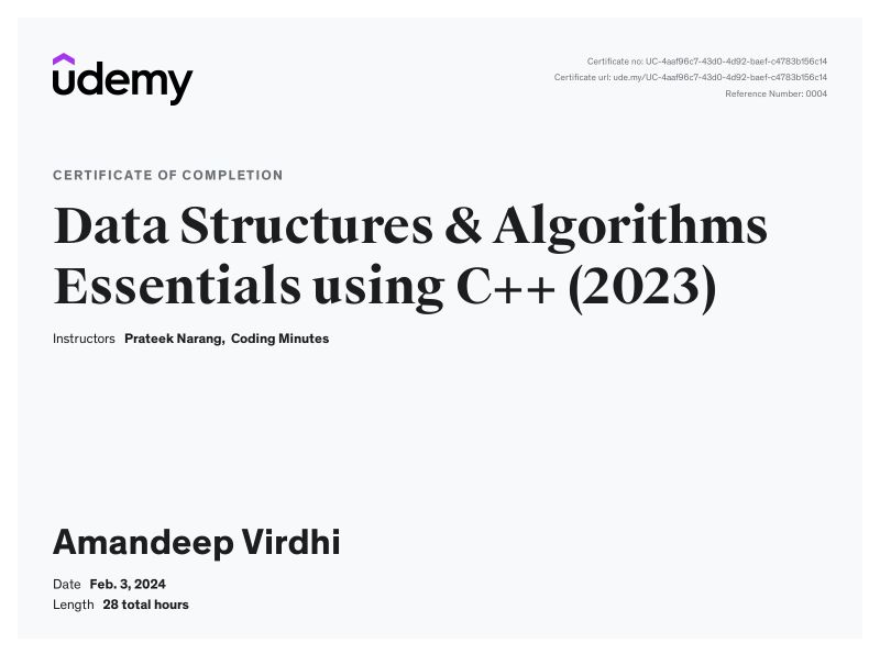 Amandeep VIRDHI on LinkedIn: #udemy #prateeknarang #udemy #ducs #ducs # ... Amandeep VIRDHI on LinkedIn: #udemy #prateeknarang #udemy #ducs #ducs # ...