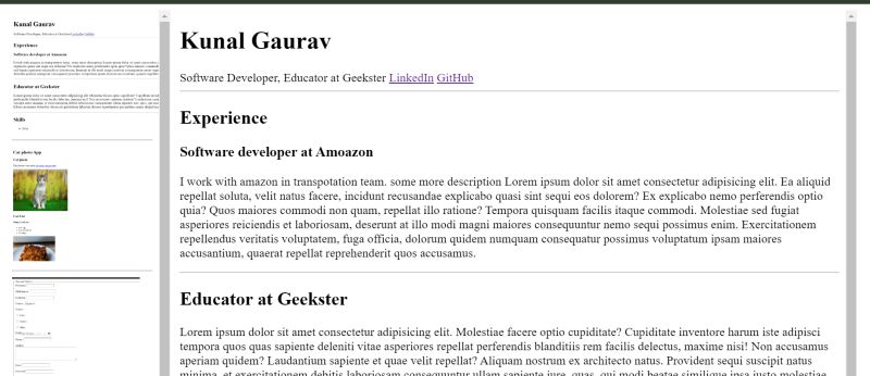 My first project using HTML | Kunal Gaurav posted on the topic | LinkedIn My first project using HTML | Kunal Gaurav posted on the topic | LinkedIn