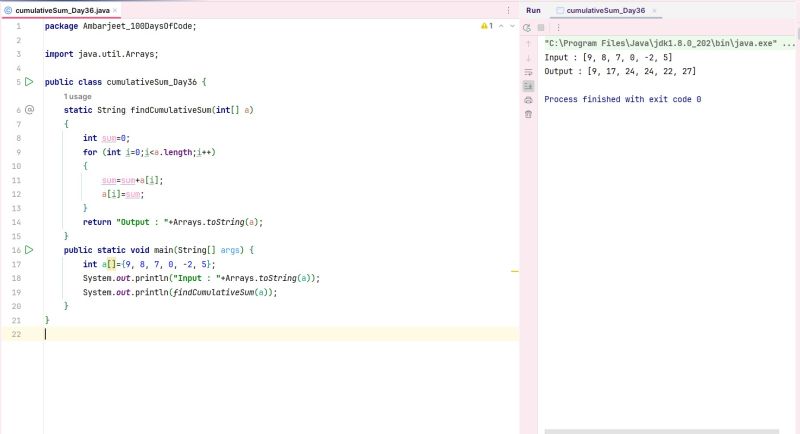 Ambarjeet Chaudhari on LinkedIn: #day36 #100daysofcode #java # ... Ambarjeet Chaudhari on LinkedIn: #day36 #100daysofcode #java # ...