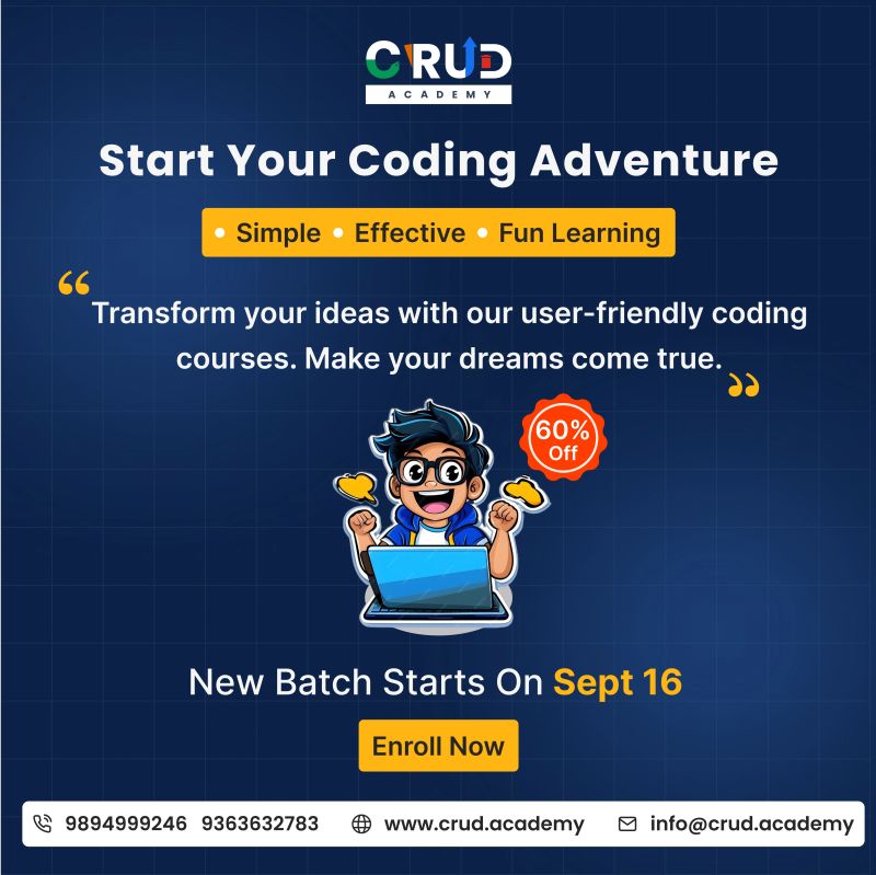 CRUD Academy on LinkedIn: #crudacademy #codingadventure #learntocode # ... CRUD Academy on LinkedIn: #crudacademy #codingadventure #learntocode # ...