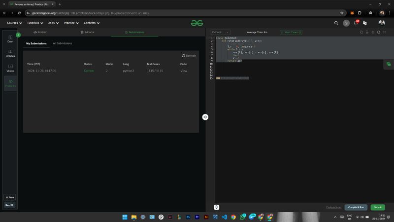 Saptarshi Ghosh on LinkedIn: #gfg160 #geekstreak2024 #dsachallenge # ... Saptarshi Ghosh on LinkedIn: #gfg160 #geekstreak2024 #dsachallenge # ...