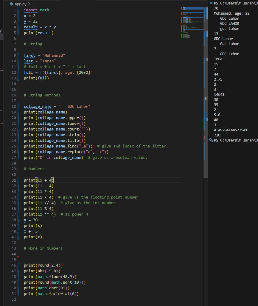 Muhammad Imran on LinkedIn: #python #programming #codingjourney # ... Muhammad Imran on LinkedIn: #python #programming #codingjourney # ...
