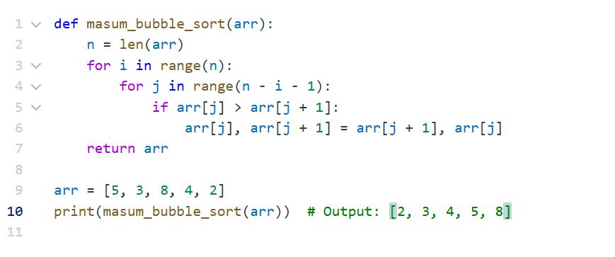 #algorithms #bubblesort #dsa | Masum Billah #algorithms #bubblesort #dsa | Masum Billah