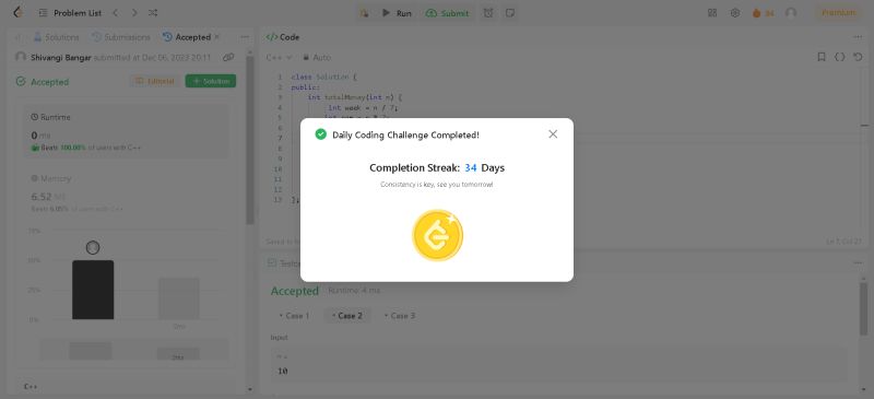 Shivangi Bangar on LinkedIn: #problemoftheday #leetcode #day34 #coding ... Shivangi Bangar on LinkedIn: #problemoftheday #leetcode #day34 #coding ...