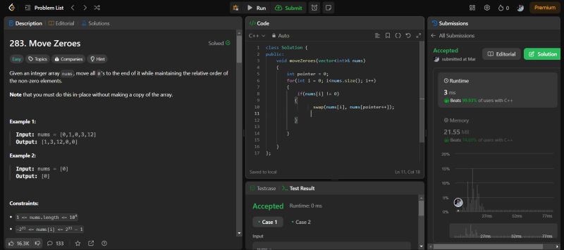 #75dayscodechallenge #leetcode #algorithm #datastructures # ... #75dayscodechallenge #leetcode #algorithm #datastructures # ...