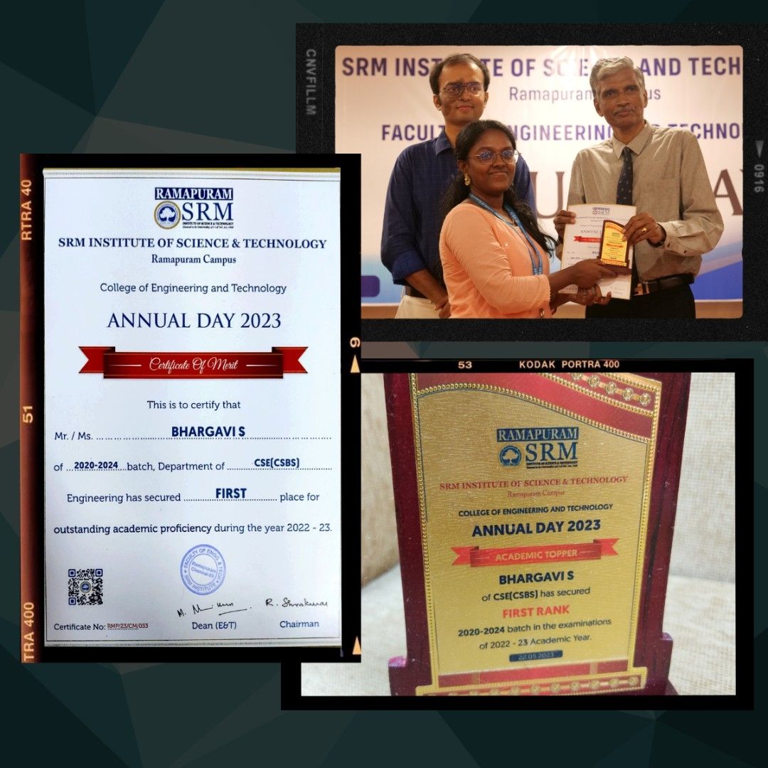 BHARGAVI SUBASH on LinkedIn: #srmist BHARGAVI SUBASH on LinkedIn: #srmist