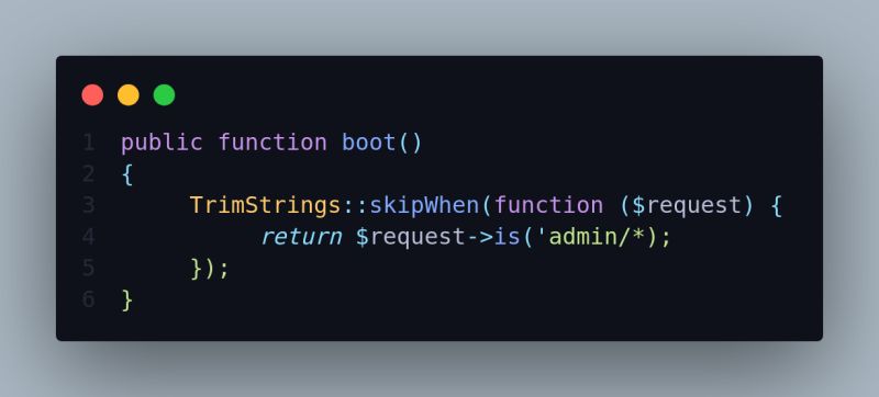 Sontus Chandra Anik on LinkedIn: Laravel automatically trims all ... Sontus Chandra Anik on LinkedIn: Laravel automatically trims all ...