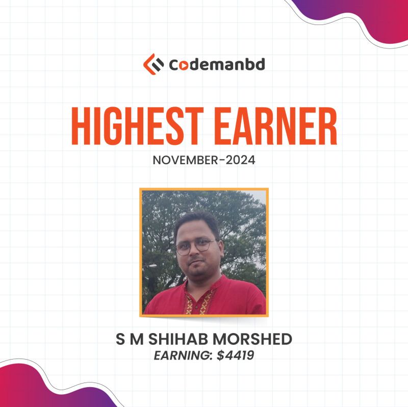 CodemanBD on LinkedIn: #highestearner #codemanbd CodemanBD on LinkedIn: #highestearner #codemanbd