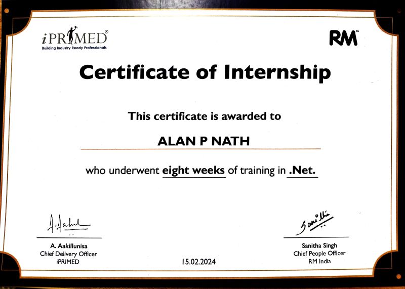 #neverstoplearning #aspdotnet #reactjs #aspnetcore | Alan p nath #neverstoplearning #aspdotnet #reactjs #aspnetcore | Alan p nath