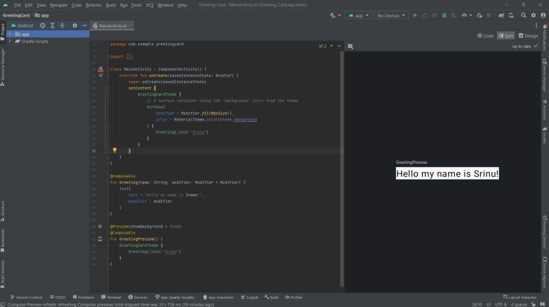 Completed my Android Studio project! | Srinivas Yanamandra posted on ... Completed my Android Studio project! | Srinivas Yanamandra posted on ...