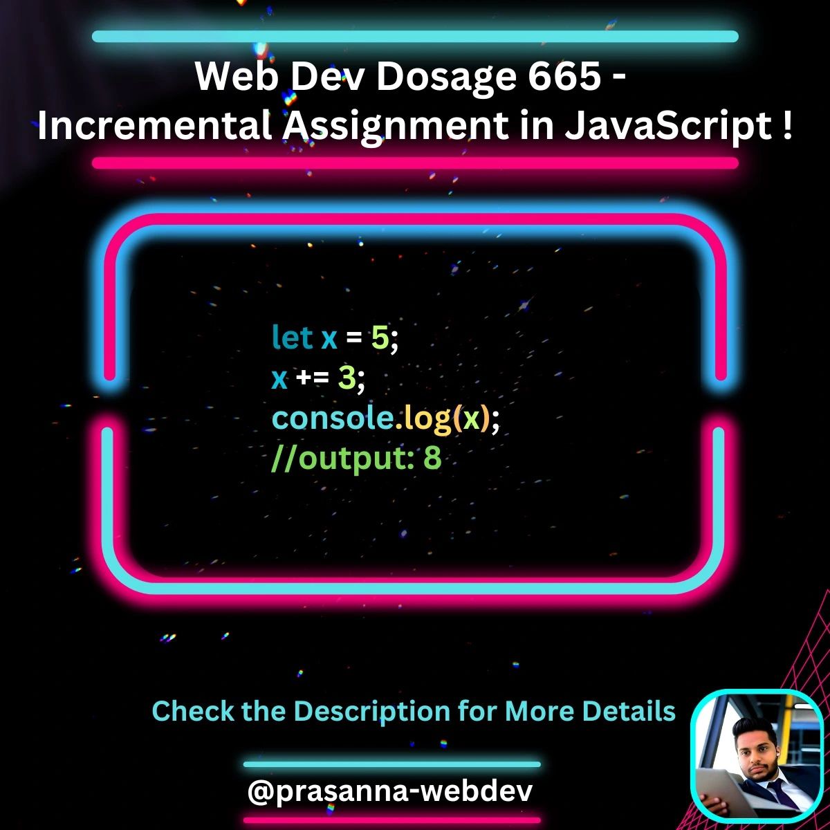 Prasanna D on LinkedIn: #webdevelopment #javascript #coding101 Prasanna D on LinkedIn: #webdevelopment #javascript #coding101