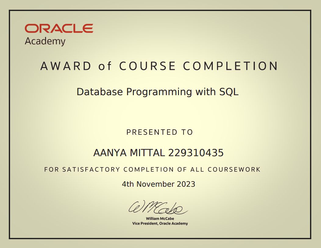 AANYA MITTAL on LinkedIn: #sql #sqlqueries #sqldatabase #sqlskills # ... AANYA MITTAL on LinkedIn: #sql #sqlqueries #sqldatabase #sqlskills # ...