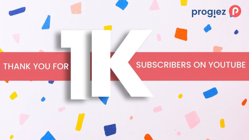 Progiez on LinkedIn: #progiez #youtube #milestone #thankyou #community ... Progiez on LinkedIn: #progiez #youtube #milestone #thankyou #community ...