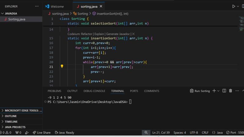 Jasmin Dudekula on LinkedIn: #day2 #dsa #sorting #leetcode #coding # ... Jasmin Dudekula on LinkedIn: #day2 #dsa #sorting #leetcode #coding # ...