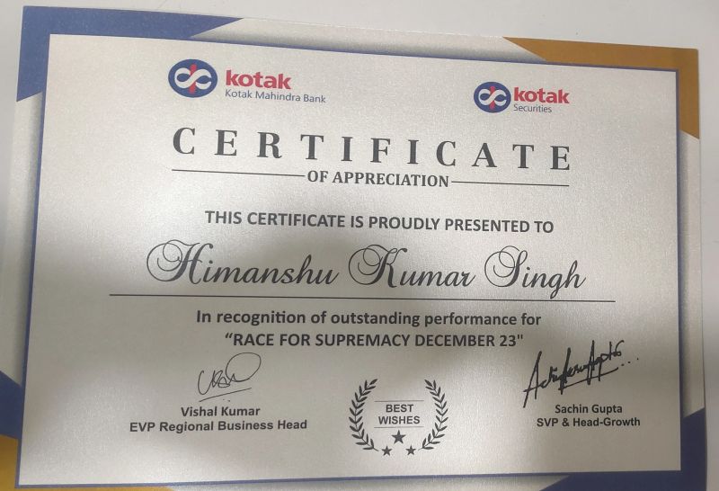 Himanshu Kumar Singh on LinkedIn: #kotakmahindrabank | 10 comments Himanshu Kumar Singh on LinkedIn: #kotakmahindrabank | 10 comments