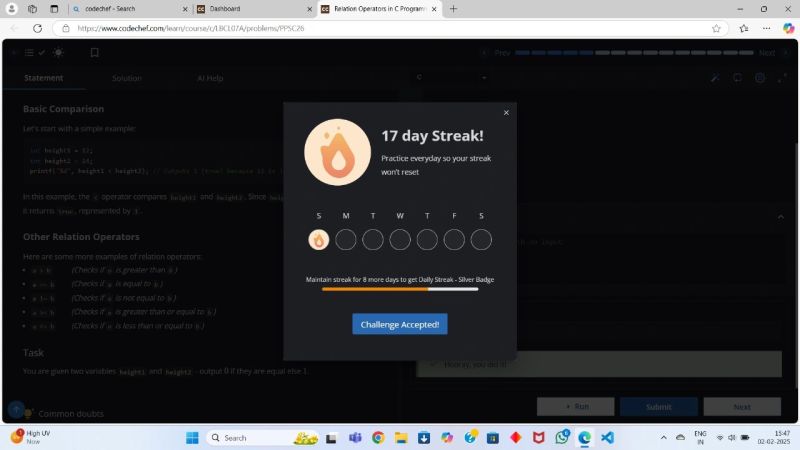 Sri Aakarshan on LinkedIn: #codechef #competitiveprogramming # ... Sri Aakarshan on LinkedIn: #codechef #competitiveprogramming # ...