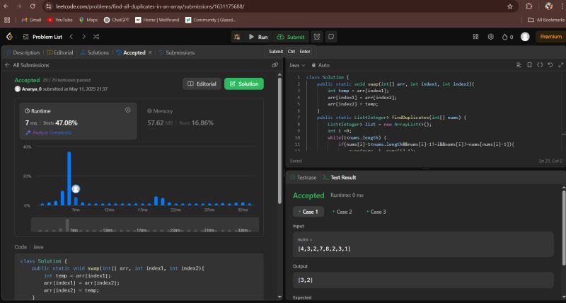 #100daysofcoding #leetcode #cyclicsort #java #duplicatedetection ... #100daysofcoding #leetcode #cyclicsort #java #duplicatedetection ...