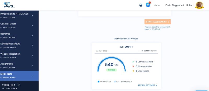 Vadlamudi Sri hari on LinkedIn: Done with first coding mock test 🥳 # ... Vadlamudi Sri hari on LinkedIn: Done with first coding mock test 🥳 # ...