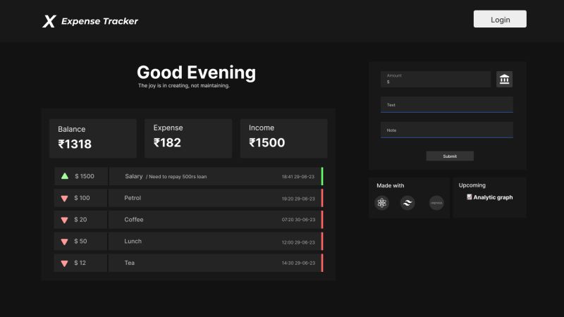 Vignesh M on LinkedIn: #ui #figma #react #expensetracker #webdesign # ... Vignesh M on LinkedIn: #ui #figma #react #expensetracker #webdesign # ...