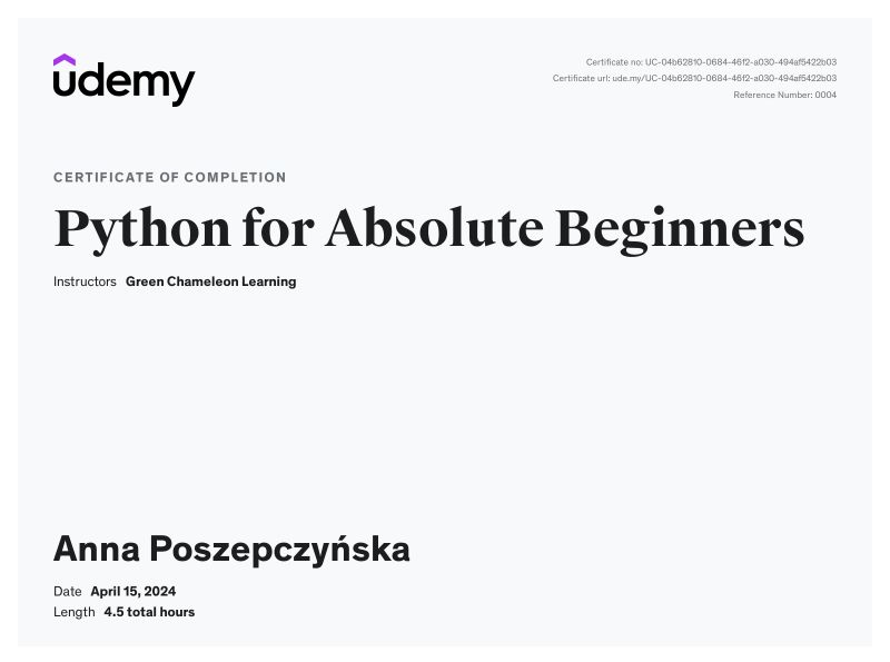 Anna Poszepczyńska on LinkedIn: #helloworld #pythonprogramming # ... Anna Poszepczyńska on LinkedIn: #helloworld #pythonprogramming # ...