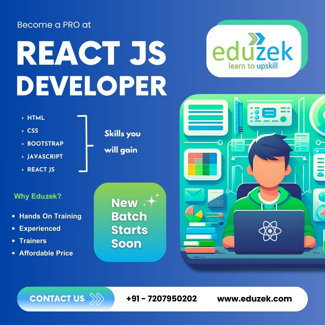 Eduzek on LinkedIn: #reactjs #angular #frontenddevelopment #training # ... Eduzek on LinkedIn: #reactjs #angular #frontenddevelopment #training # ...