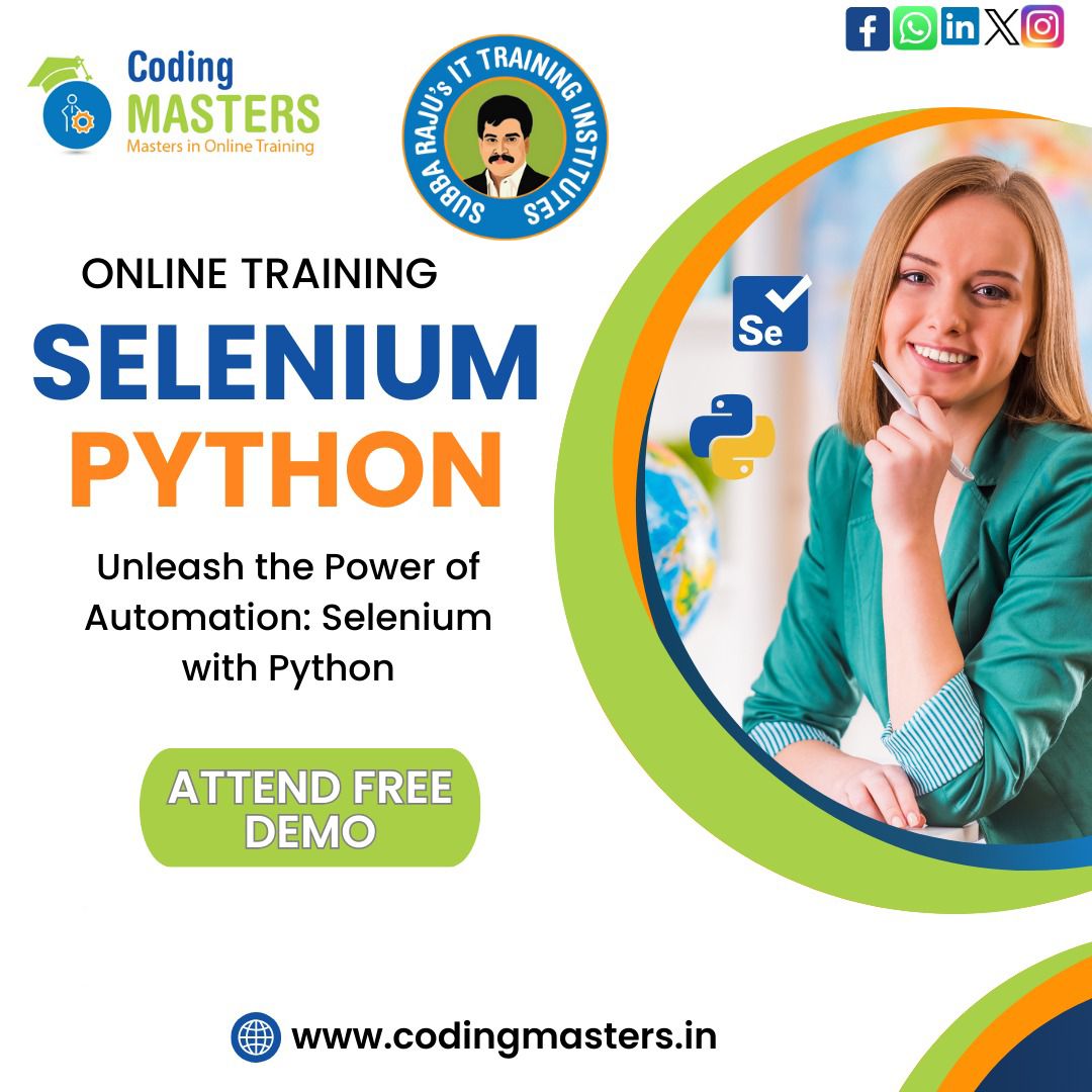 Coding Masters on LinkedIn: #automation #selenium #python #online # ... Coding Masters on LinkedIn: #automation #selenium #python #online # ...