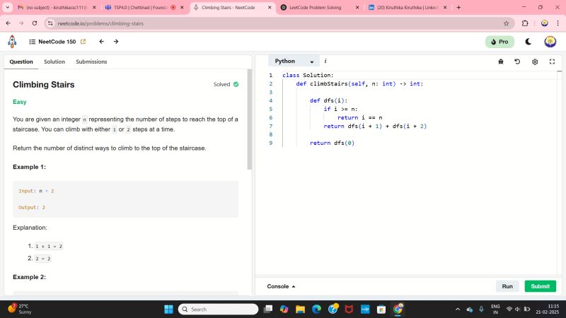 Kiruthika Kiruthika on LinkedIn: #leetcode24withcybernaut #cybernaut Kiruthika Kiruthika on LinkedIn: #leetcode24withcybernaut #cybernaut