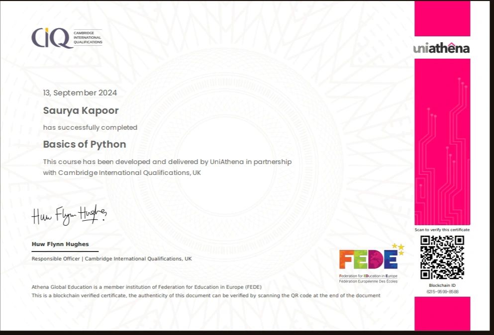Saurya Kapoor on LinkedIn: #python #programmingjourney #learning # ... Saurya Kapoor on LinkedIn: #python #programmingjourney #learning # ...