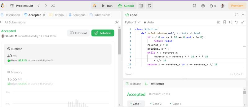 SHRUTHI MOHAN on LinkedIn: #25daysofcoding #leetcode SHRUTHI MOHAN on LinkedIn: #25daysofcoding #leetcode