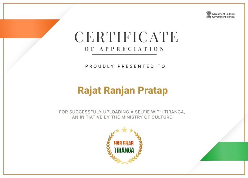 Rajat Ranjan Pratap Singh posted on LinkedIn Rajat Ranjan Pratap Singh posted on LinkedIn