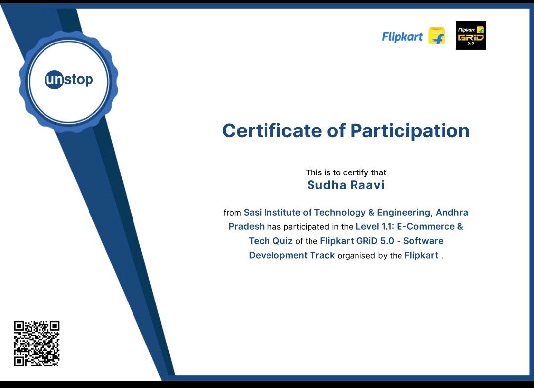 Raavi Sai Sudha on LinkedIn: Hello connections...!! i got a ... Raavi Sai Sudha on LinkedIn: Hello connections...!! i got a ...