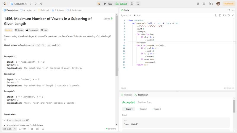 🎉 Another LeetCode Challenge Completed! | Lahari Gundiga 🎉 Another LeetCode Challenge Completed! | Lahari Gundiga